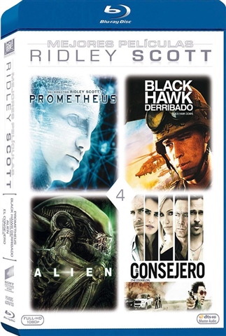 Prometheus/ Black Hawk Derribado/ Alien/ El Consejer (4 Disc) - CeX (ES ...