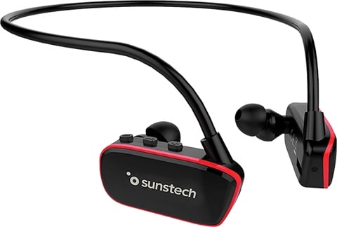 Sunstech Argos Sports Wireless Headphone MP3 Player Negro Y Rojo 8GB, A ...