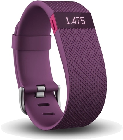 Fitbit Charge HR Heart Rate and Activity Wristband (Large) - Morado, A ...