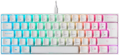 Mars Gaming MKMINI Mechanical Wired Keyboard (Red Switch) - Blanco, B ...