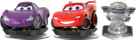 Disney Infinity Cars Playset Pack (Landmark, Lightning, y Holley Figura ...